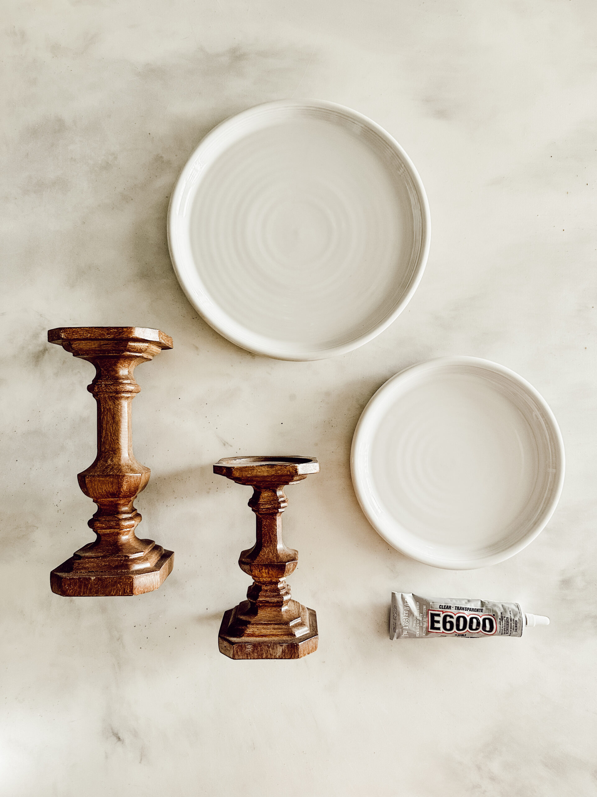 How to Make a DIY Cake Plate Stand