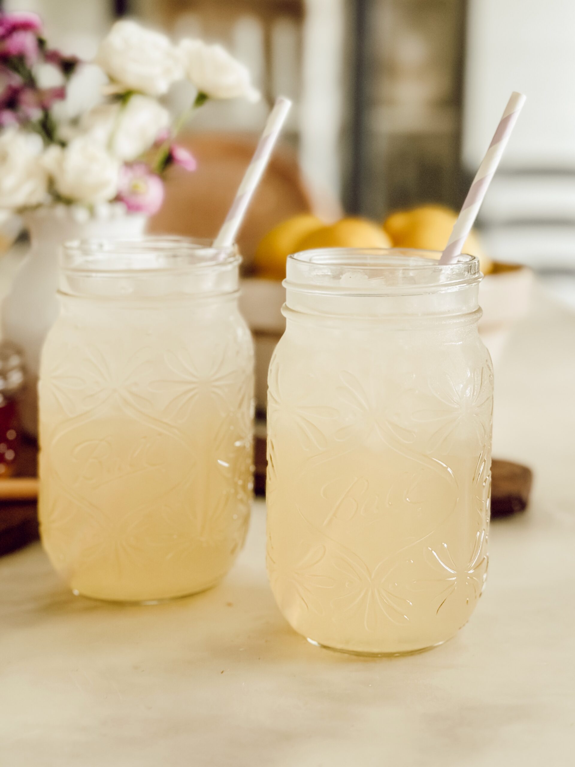 Easy Lavender Lemonade Recipe - Sweetened with Honey