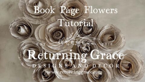 Easy Book Page Flower Tutorial: Turn Old Books Into Flowers