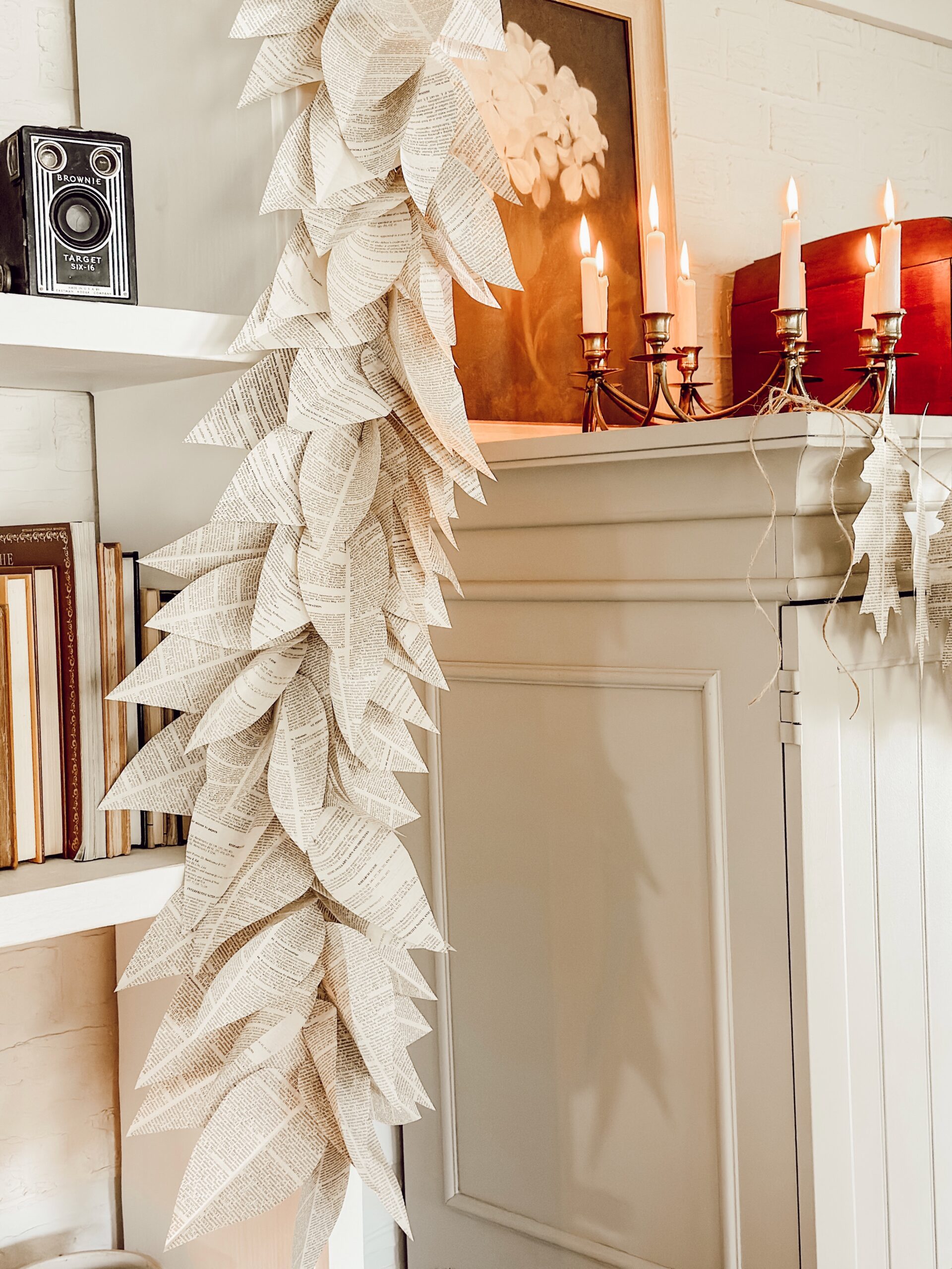 How to Make a Book Page Leaf Garland: A Stunning DIY Project