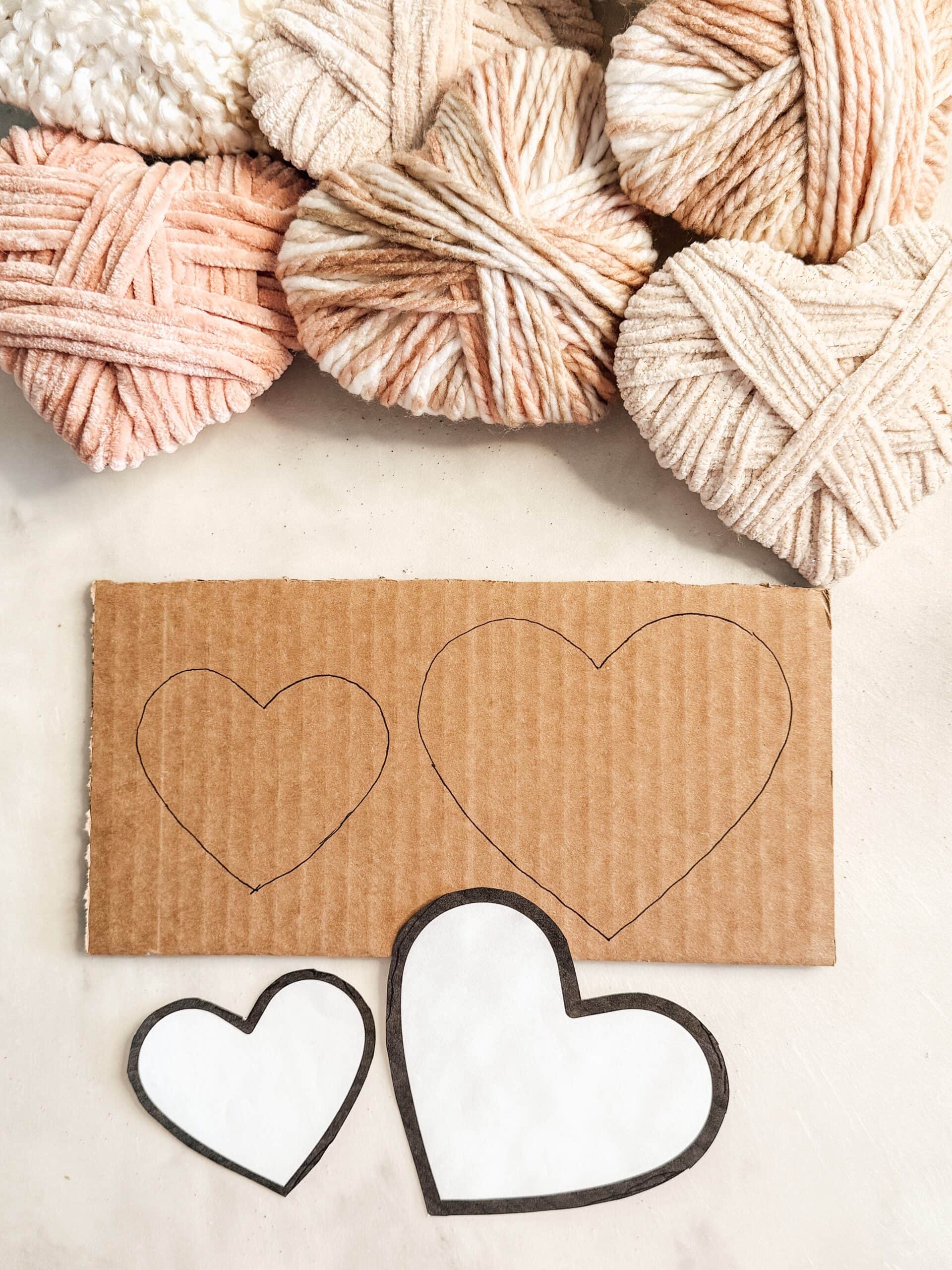 Make Cute Yarn Hearts: Easy Valentine’s Day Craft Idea