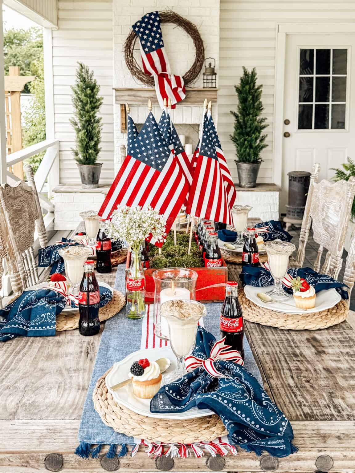 Summer Tablescape: Create the Ultimate Patriotic Look with Thrifted ...