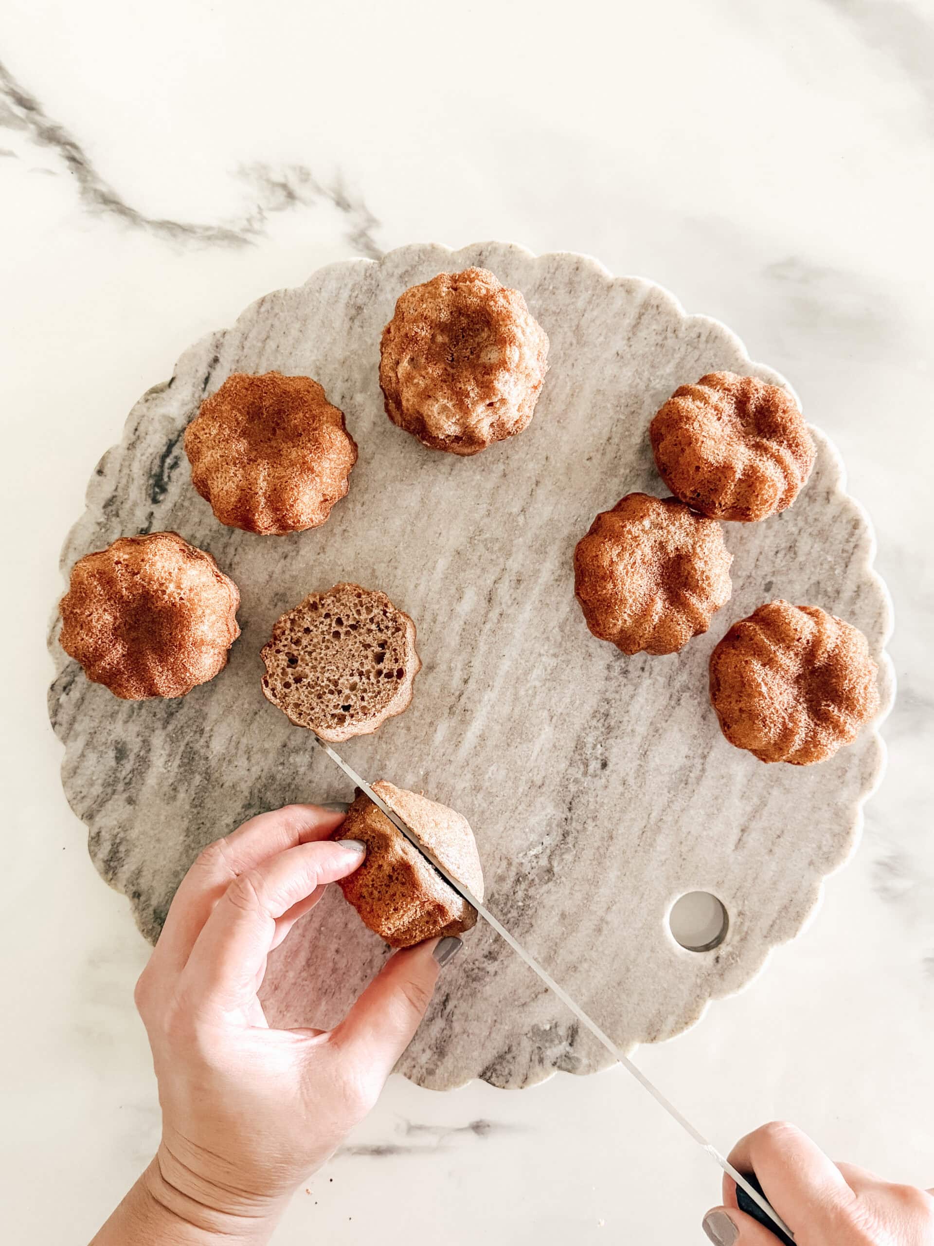Pumpkin Mini Bundt Cakes with Creamy Vanilla Glaze + Free Printable ...