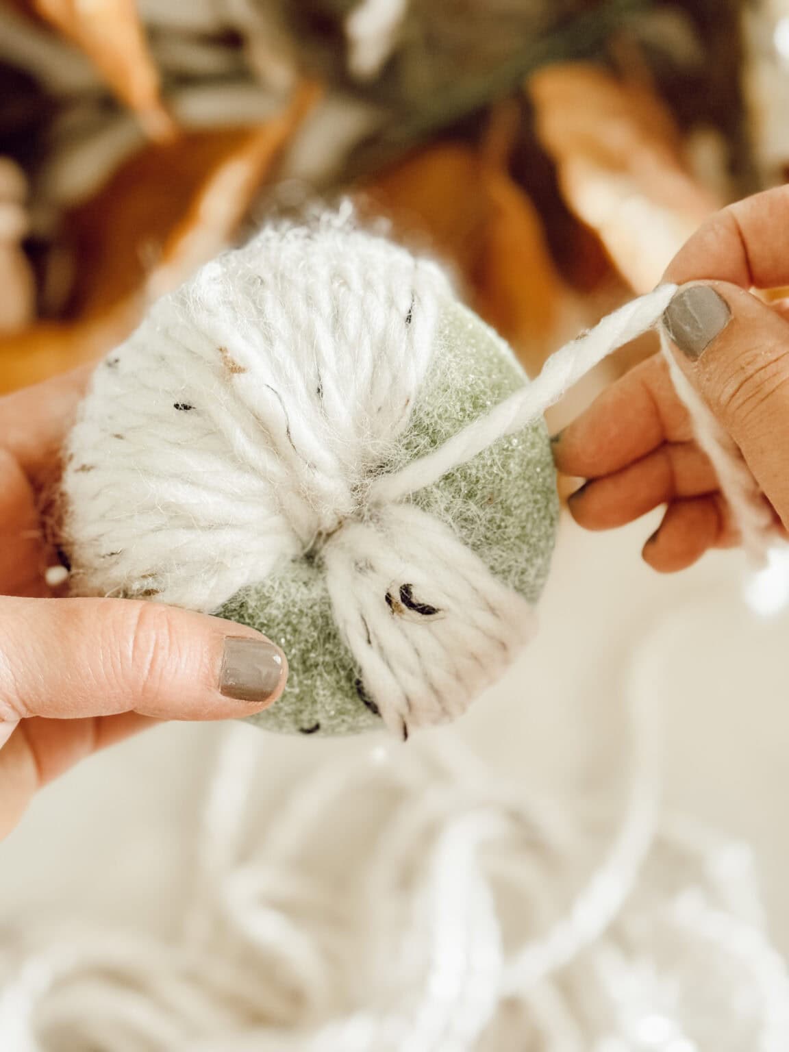 Yarn Pumpkins: An Easy and Affordable Fall DIY