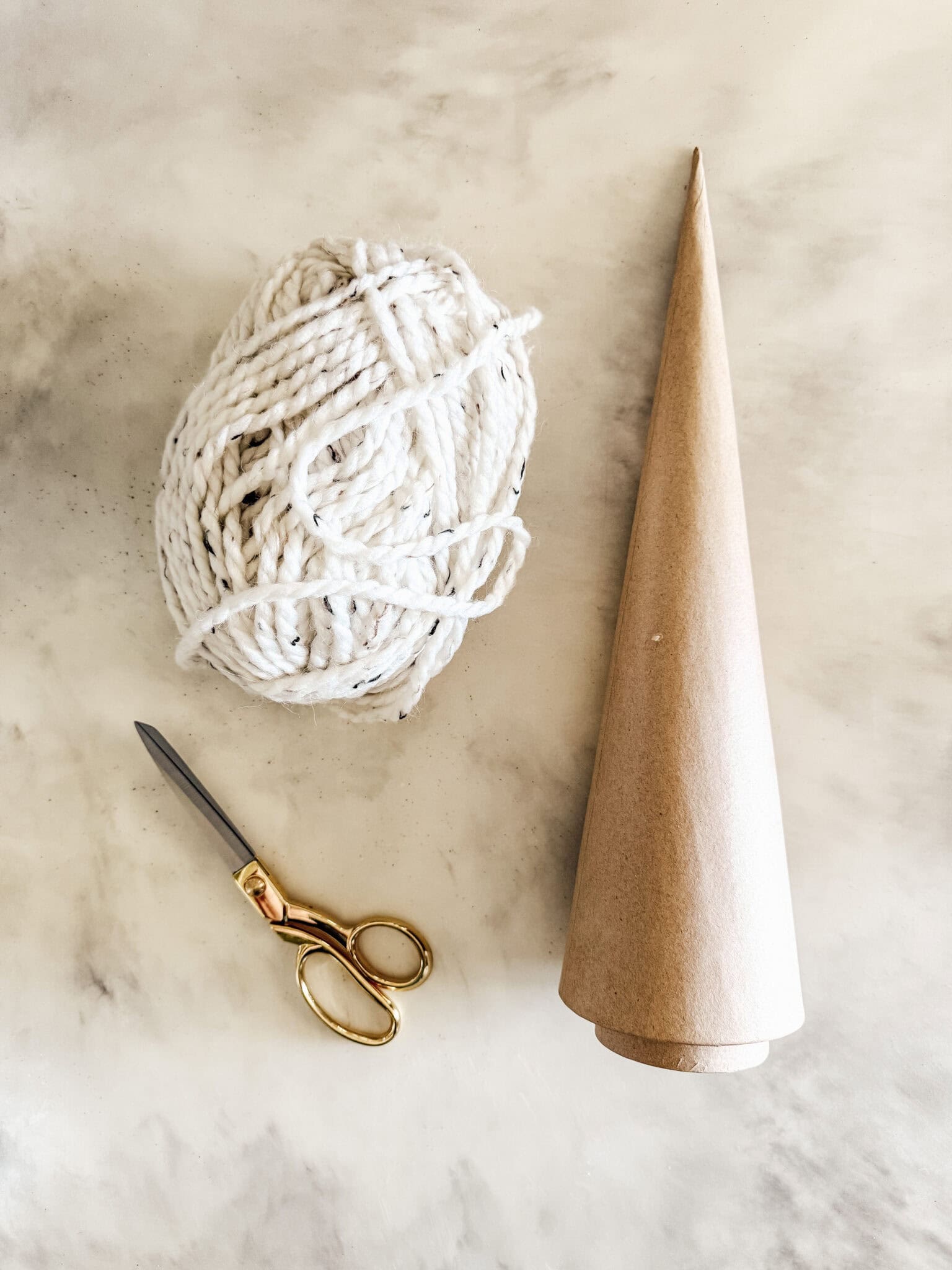 Make Your Own Yarn Trees for Cozy, Budget-Friendly Christmas Decor