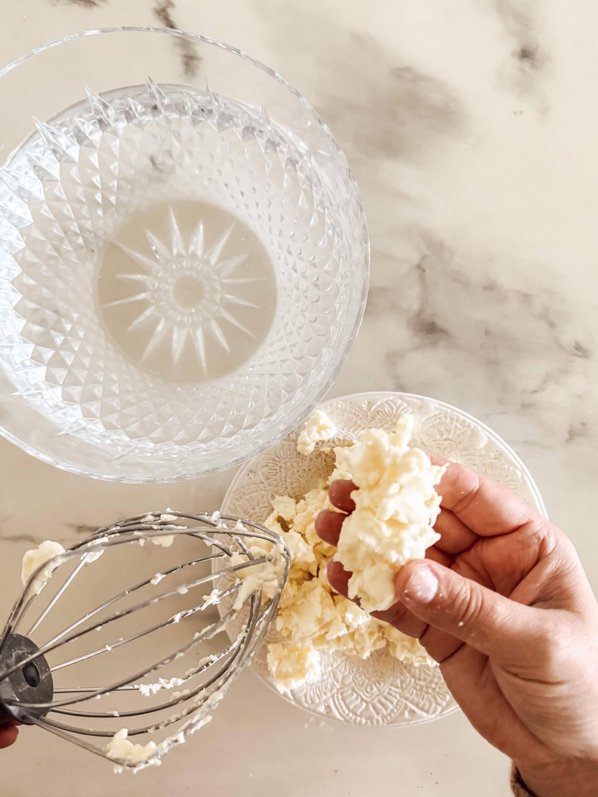 How to Make Homemade Butter and Buttermilk in a Stand Mixer