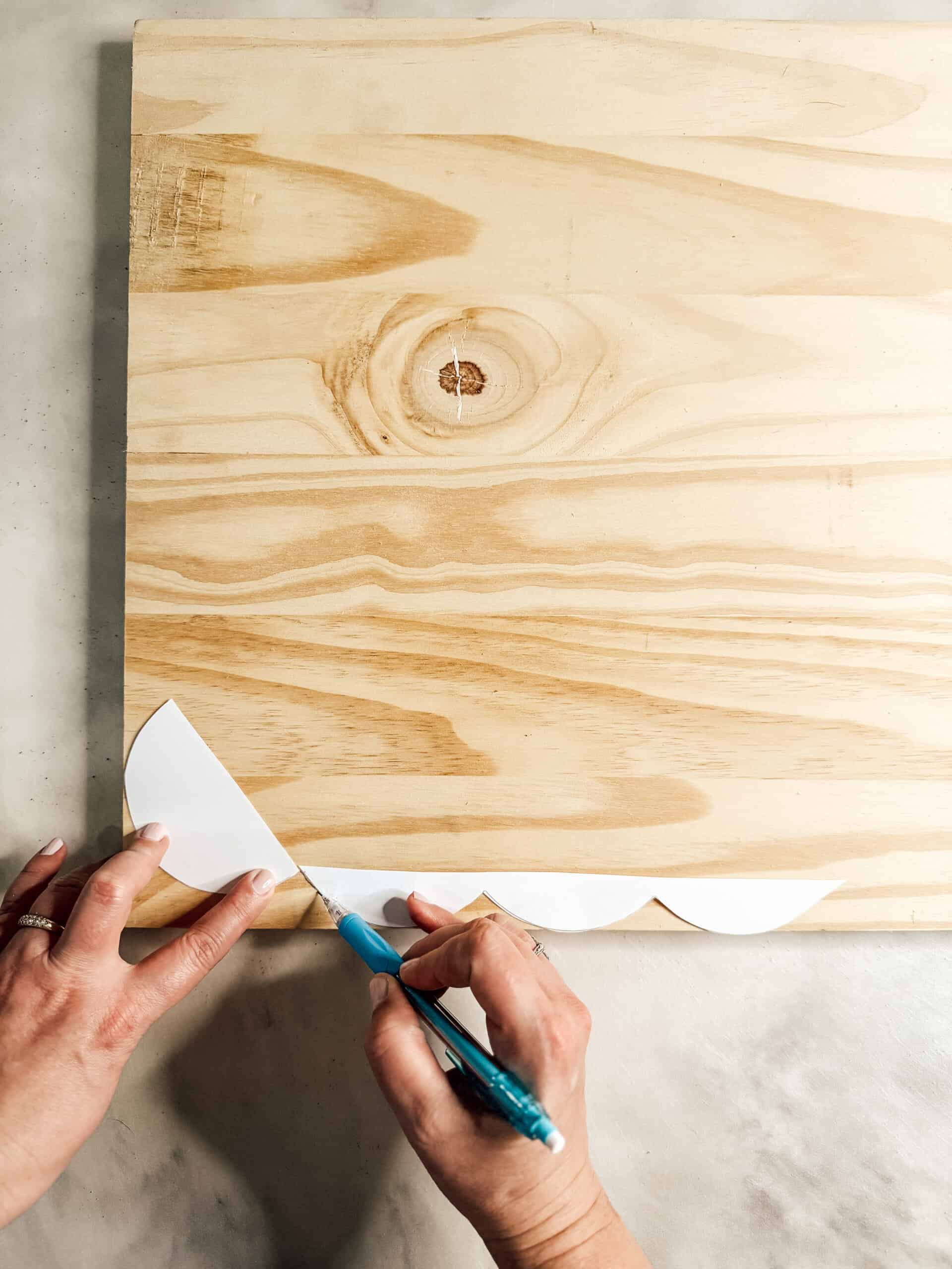 How to Make a Scalloped Cutting Board on a Budget